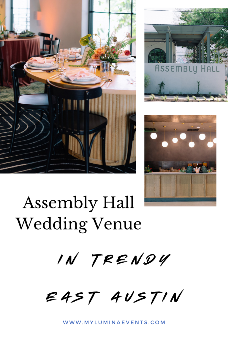 Assembly Hall Wedding Venue | Austin Texas | Lumina Events